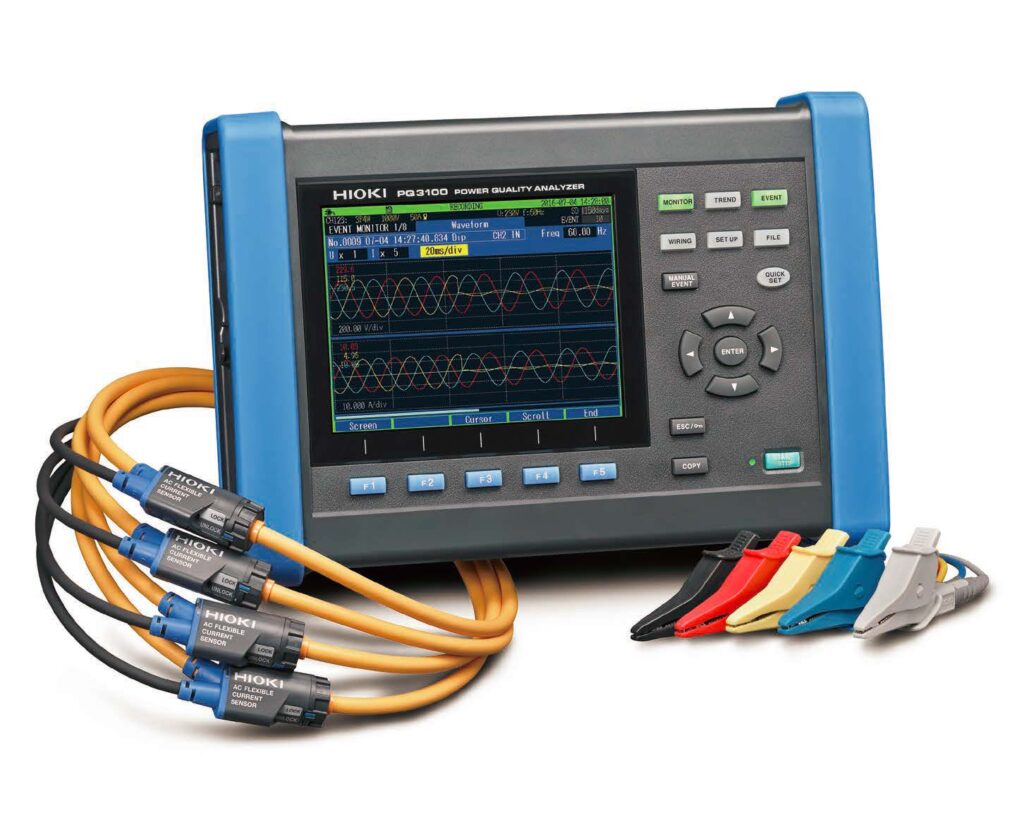 Analizador de Calidad de Energía HIOKI PQ3100 - Inceleris